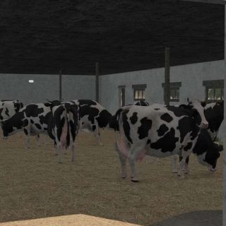 Small Cow Barn v1.0 FS22 Mod | Farming Simulator 22 Mod