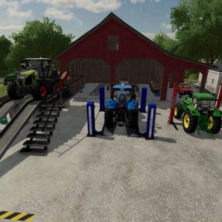 Used Lifting Platforms v1.0 FS22 Mod | Farming Simulator 22 Mod