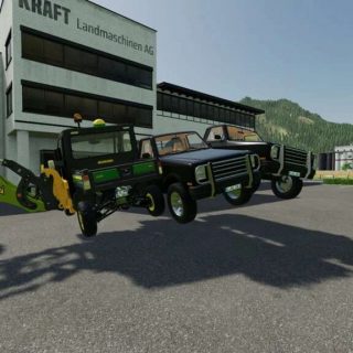 Wheel Loader Long Forks Pack v1.1 FS22 Mod | Farming Simulator 22 Mod