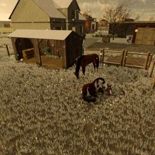 Wooden Pasture Pack v1.0 FS22 Mod | Farming Simulator 22 Mod