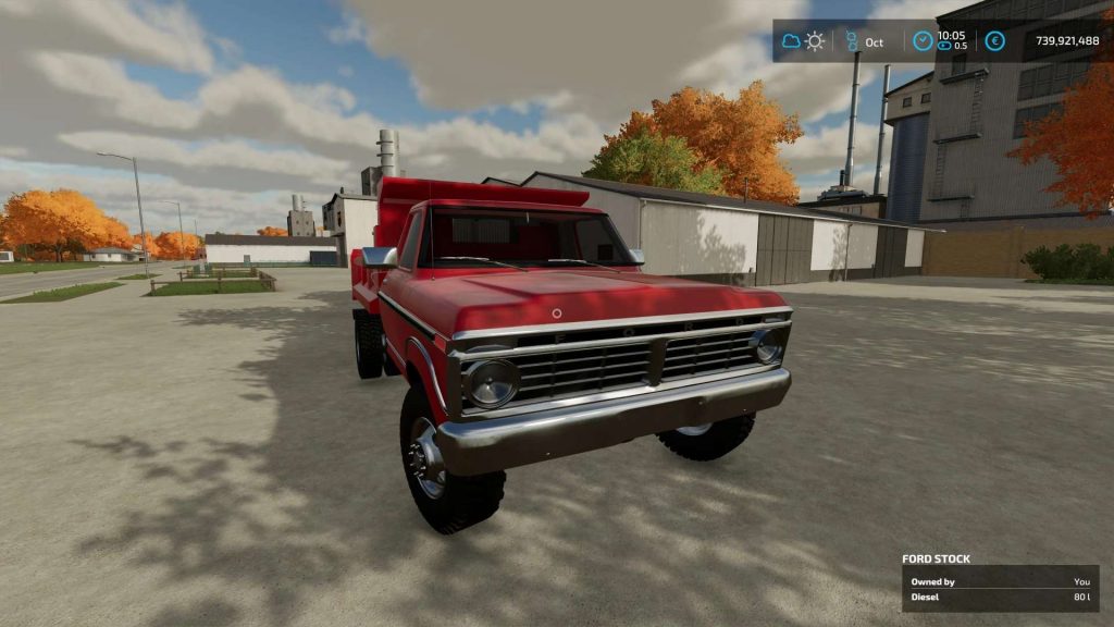 1973 F350 Dump v1.0 FS22 Mod | Farming Simulator 22 Mod