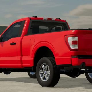 2021 F150 Single Cab V1.0 FS22 Mod | Farming Simulator 22 Mod