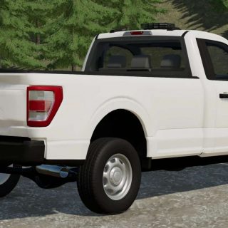 2021 F150 Single Cab V1.0 FS22 Mod | Farming Simulator 22 Mod