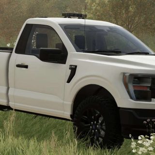 2021 F150 Single Cab V1.0 FS22 Mod | Farming Simulator 22 Mod