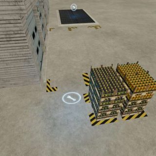 Additional Pallet Storage v1.0 FS22 Mod | Farming Simulator 22 Mod