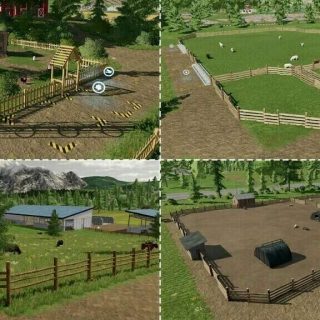 Animals Placeables Pack v1.2 FS22 Mod | Farming Simulator 22 Mod