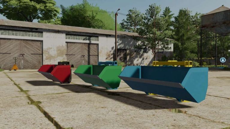 Back Mounted Bucket v1.0 FS22 Mod | Farming Simulator 22 Mod