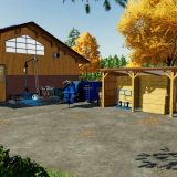 Big Cow Barn v1.0 FS22 Mod | Farming Simulator 22 Mod