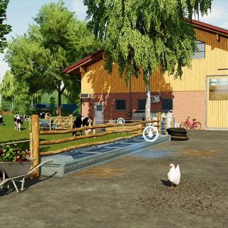 Big Cow Barn v1.0 FS22 Mod | Farming Simulator 22 Mod