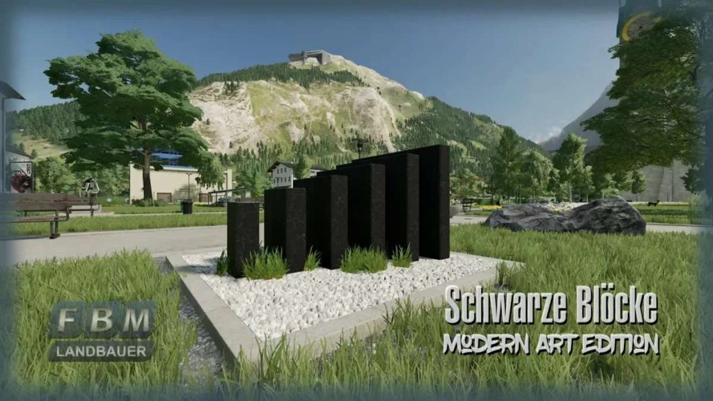 Black Blocks v1.0 FS22 Mod | Farming Simulator 22 Mod