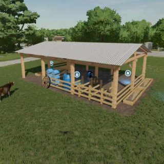 Brazilian Cow Corral v1.0 FS22 Mod | Farming Simulator 22 Mod