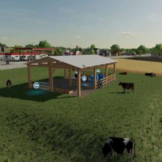 Brazilian Cow Corral v1.0 FS22 Mod | Farming Simulator 22 Mod