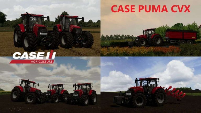 CASE PUMA CVX PACK v1.0 FS22 Mod | Farming Simulator 22 Mod