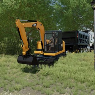 CAT 307E2 v1.0 FS22 Mod | Farming Simulator 22 Mod