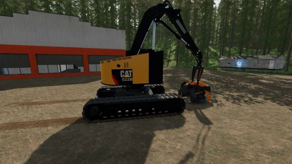 CAT 522B Processor v1.0 FS22 Mod | Farming Simulator 22 Mod