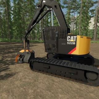 CAT 522B Processor v1.0 FS22 Mod | Farming Simulator 22 Mod