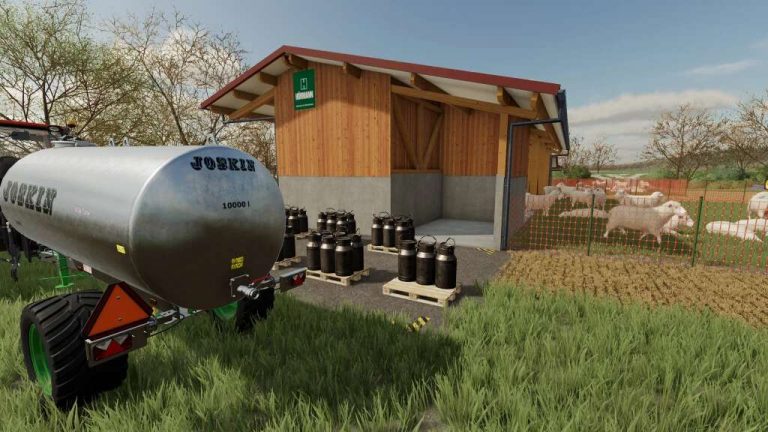 Dairy Sheep Pack v1.0 FS22 Mod | Farming Simulator 22 Mod