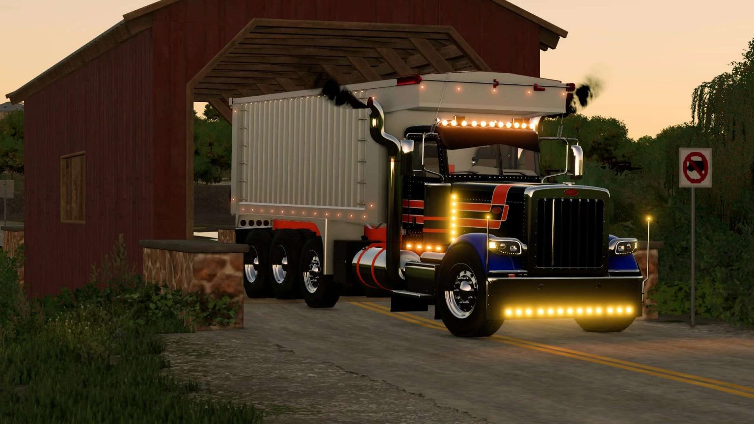 Doomsday peterbilt 389 dump truck v1.0 FS22 Mod | Farming Simulator 22 Mod