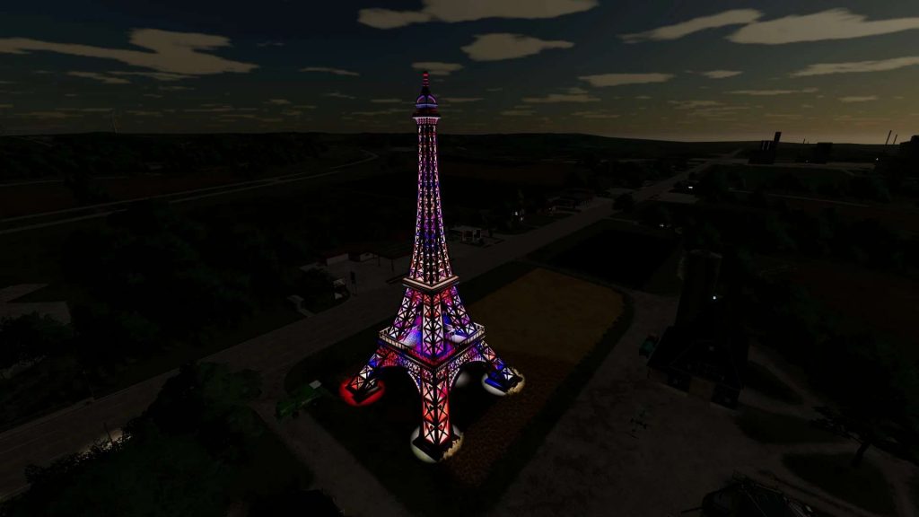 Eiffel Tower v2.0 FS22 Mod | Farming Simulator 22 Mod