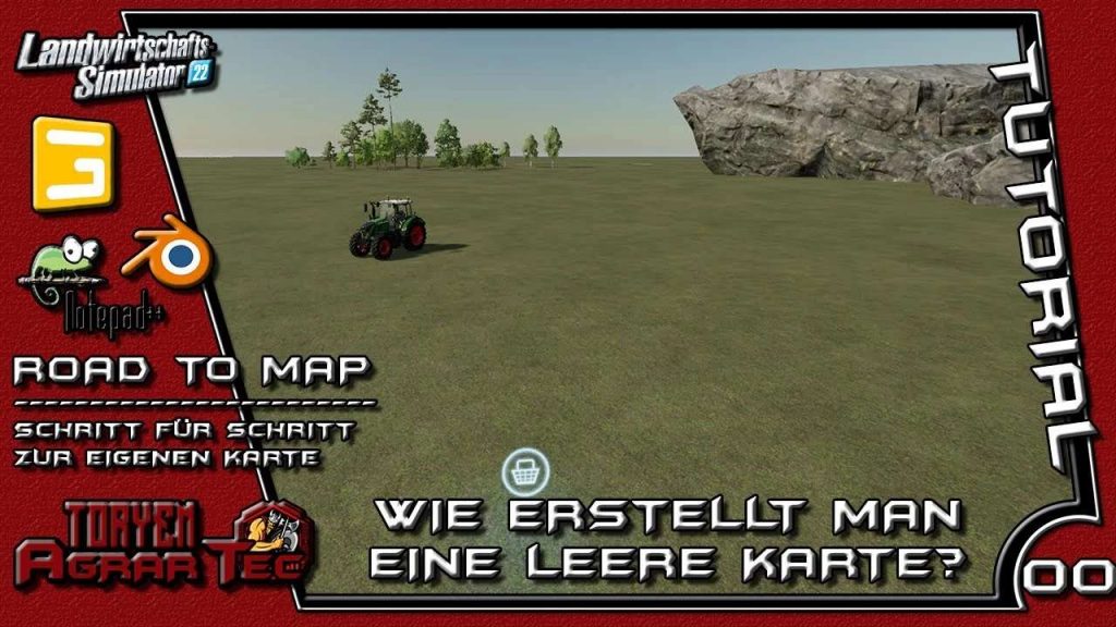 Empty map for mapping single and 4-fold v1.0 FS22 Mod | Farming ...