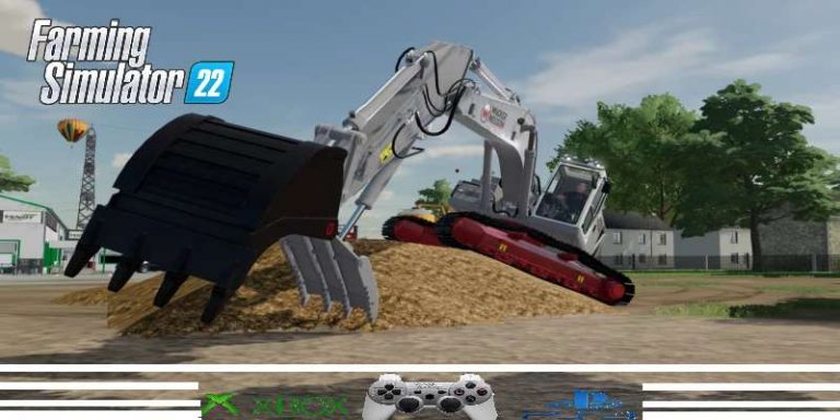 EXCAVATOR WACKER NEUSON v1.0 FS22 Mod | Farming Simulator 22 Mod