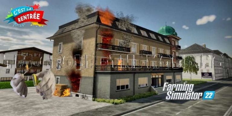 FIRE & SMOKE TFSG v1.0 FS22 Mod | Farming Simulator 22 Mod