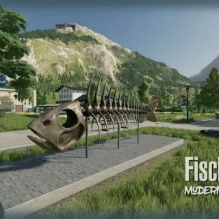 Fish Skeleton v1.0 FS22 Mod | Farming Simulator 22 Mod