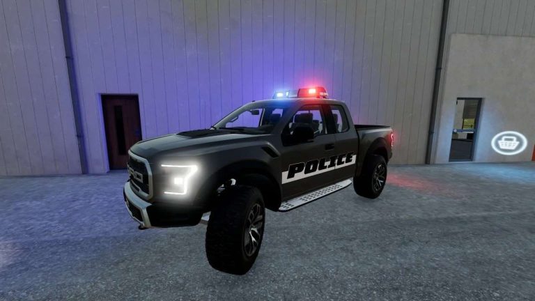 Ford F150 Raptor Police/Civilian v1.0 FS22 Mod | Farming Simulator 22 Mod