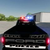Ford F150 Raptor Police/Civilian v1.0 FS22 Mod | Farming Simulator 22 Mod
