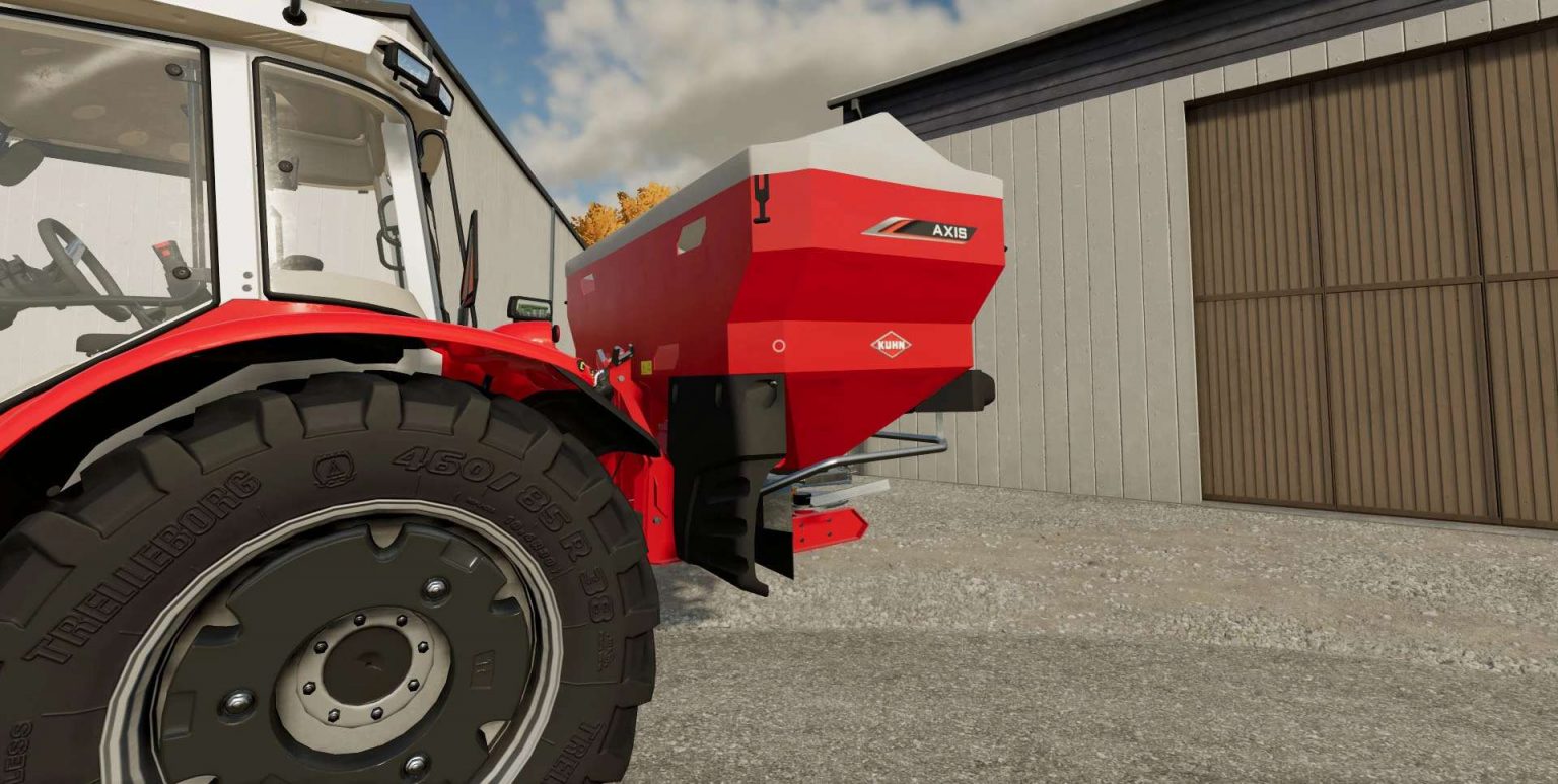 KUHN AXIS 402 V6.0 FS22 Mod | Farming Simulator 22 Mod