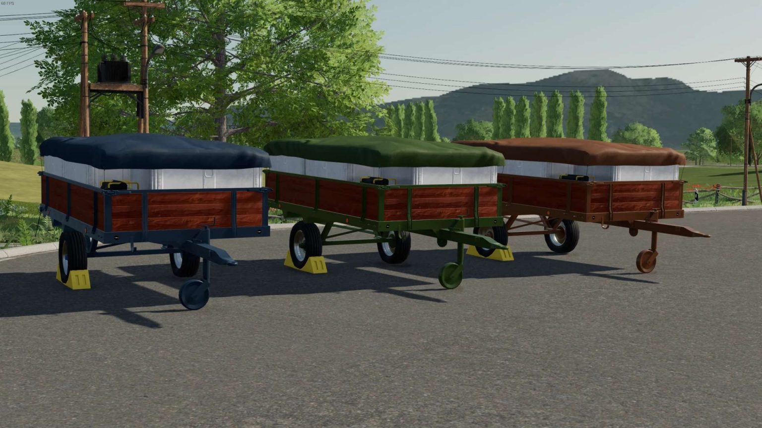 Vine Hand Harvest Trailer v1.1.1 FS22 Mod | Farming Simulator 22 Mod