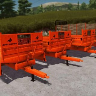 Galucho Small Trailers Pack v1.0 FS22 Mod | Farming Simulator 22 Mod