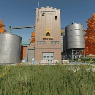 Grain Mill Plus v1.0.0.1 FS22 Mod | Farming Simulator 22 Mod