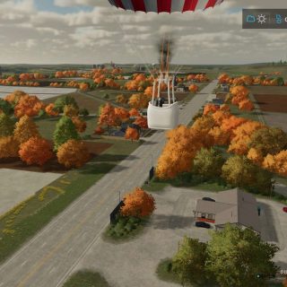 Hot air balloon v1.0 FS22 Mod | Farming Simulator 22 Mod