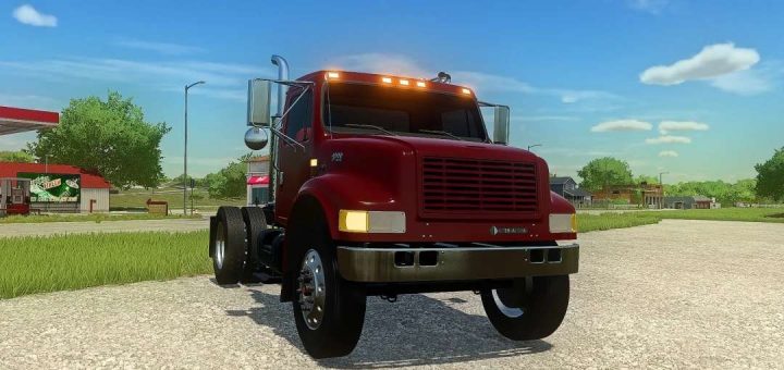 International 4900 Flatbed/AR Truck v1.0 FS22 - Farming Simulator 22 ...