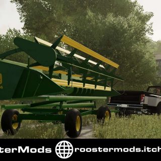 John Deere Header Cart v1.0 FS22 Mod | Farming Simulator 22 Mod