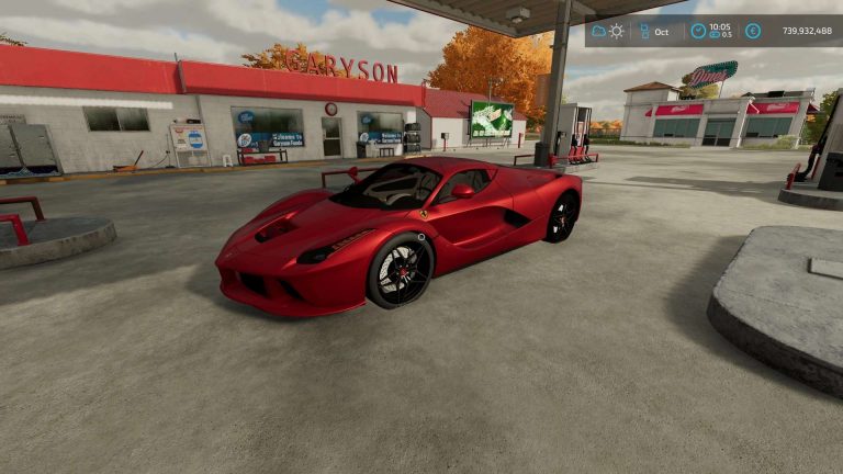 LaFerrari v1.0 FS22 Mod | Farming Simulator 22 Mod