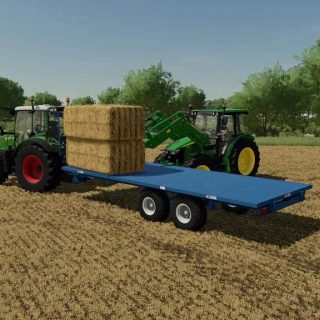 Lizard 22 Bale Trailer v1.0 FS22 Mod | Farming Simulator 22 Mod