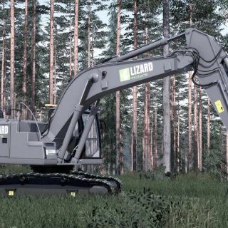 Lizard 320 Excavator v1.0.0.1 FS22 Mod | Farming Simulator 22 Mod