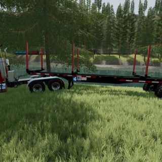 Lizard LT699 Semi Log Trailer v1.0 FS22 Mod | Farming Simulator 22 Mod