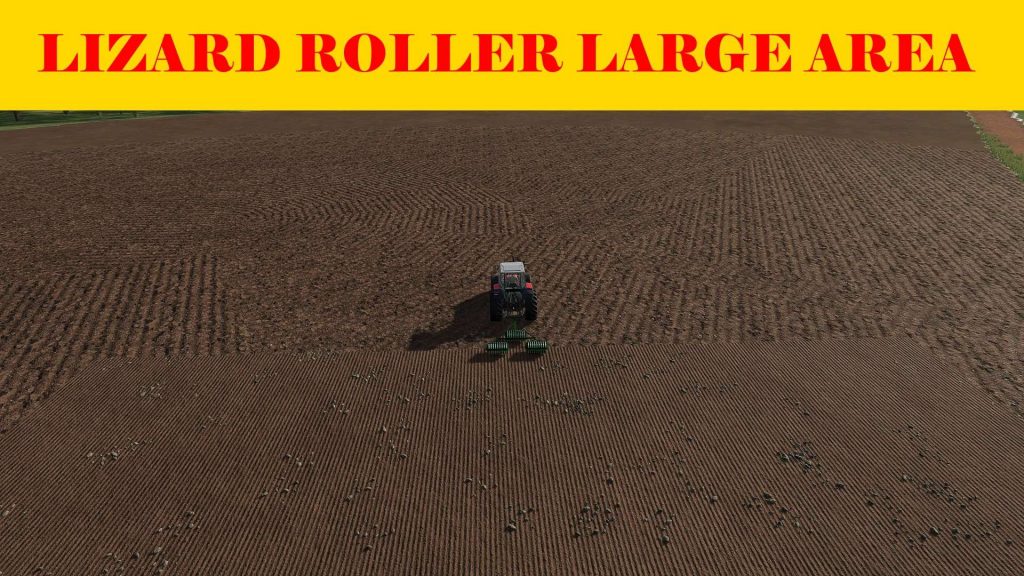 Lizard Roller Large Area v1.0 FS22 Mod | Farming Simulator 22 Mod