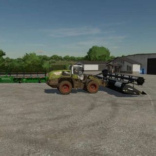 Lizard Wheel Loader Header Mover v1.0 FS22 Mod | Farming Simulator 22 Mod
