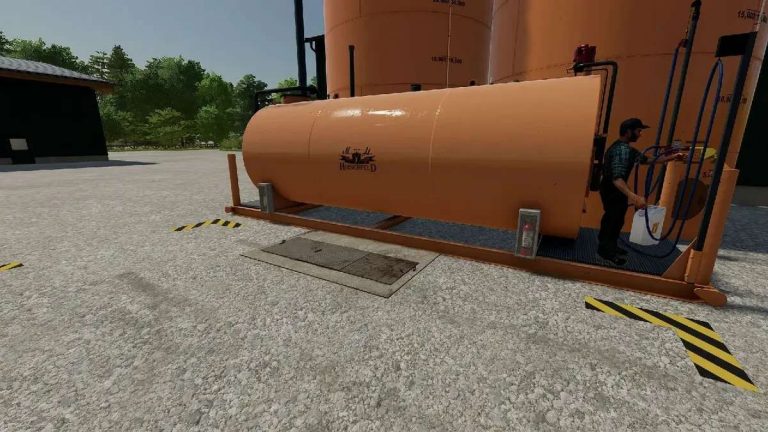 MH Farm Fuel Storage v1.0 FS22 Mod | Farming Simulator 22 Mod