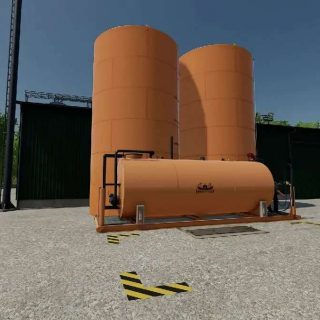 MH Farm Fuel Storage v1.0 FS22 Mod | Farming Simulator 22 Mod