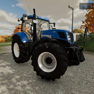 New Holland T7 AC (Simple IC) v1.0.0.3 FS22 Mod | Farming Simulator 22 Mod