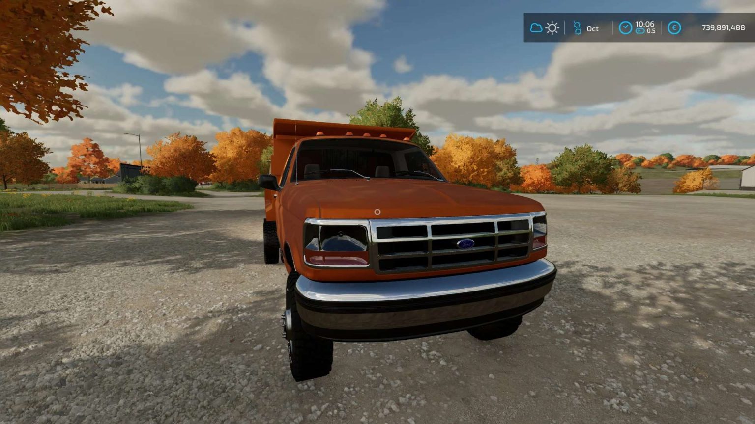 OBS Ford Dump truck v1.0 FS22 Mod | Farming Simulator 22 Mod