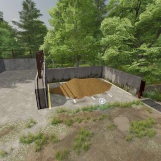 Open Manure Storage v1.0 FS22 Mod | Farming Simulator 22 Mod