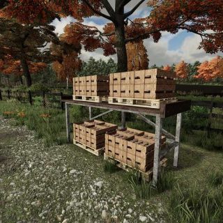Pallets Shelf Pack v1.0 FS22 Mod | Farming Simulator 22 Mod