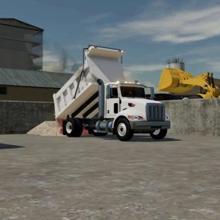 Peterbilt 340 dump truck v1.0 FS22 Mod | Farming Simulator 22 Mod