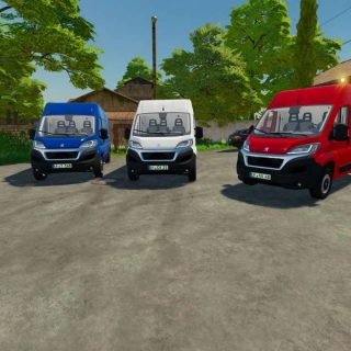Peugeot Boxer v1.2.2 FS22 Mod | Farming Simulator 22 Mod